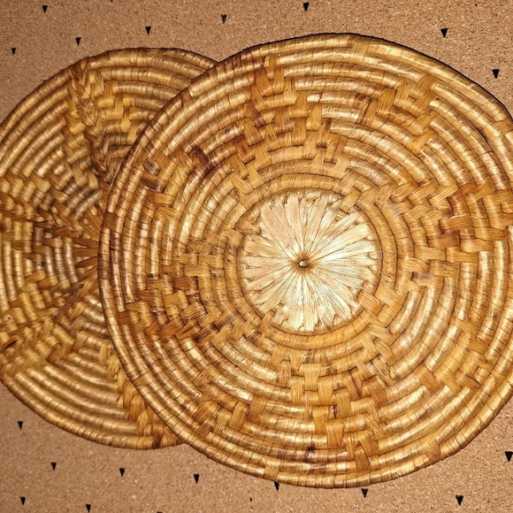 Source Unknown | Kitchen | Vintage Set Of Two Midecentry Modern Trivets ...